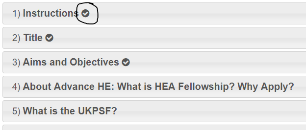 HEA Fellowship Information: How Will My Application Be Assessed?